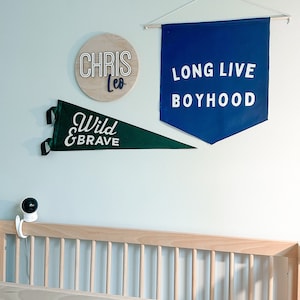 Customized Baby Name Sign, 12-36 Inch, Baby Shower, Round Plaque ...