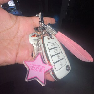 Return to Fat Ass Keychain, Acrylic Keychain, Baddie Keychain, Car ...