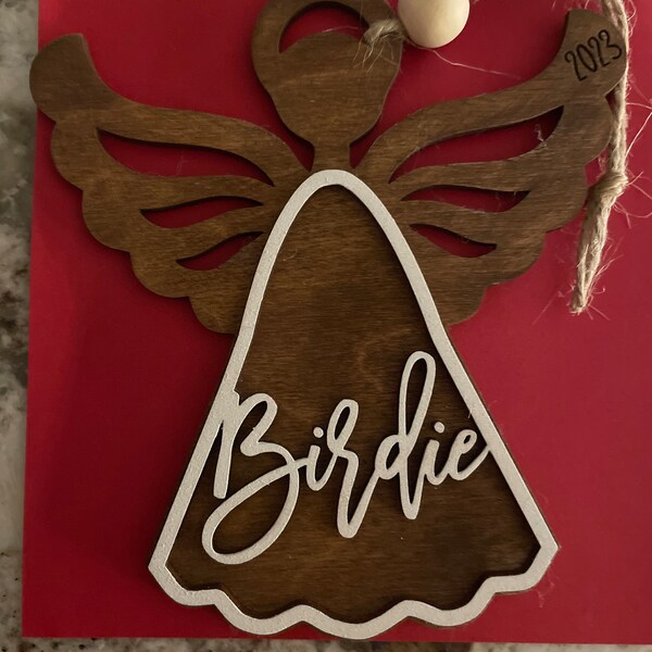Angel Ornament | Personalized Angel | Custom Name Christmas Ornament ...