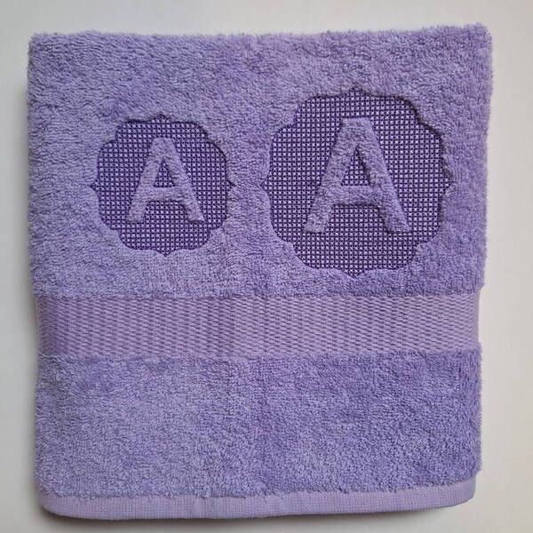 Embossed Machine Embroidery Alphabet, Monogram Towel Font, 5 Sizes, A-Z ... Embossed Machine Embroidery Alphabet, Monogram Towel Font, 5 Sizes, A-Z ...