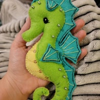 Seahorse Sewing Pattern PDF Ocean Stuffed Animal Felt - Etsy Australia