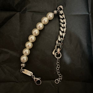 Stainless Steel Double Clasp O Ring Chain Necklace Grunge Alternative ...