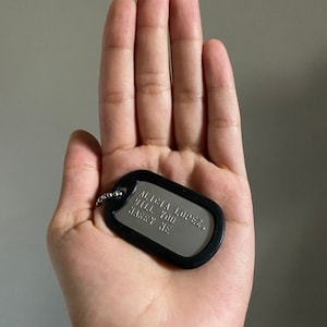 Military Style Dog Tags Custom Made To Order | Etsy