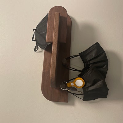 Small Entryway Organization, Key Holder, Wall Mount Coat Rack With ...