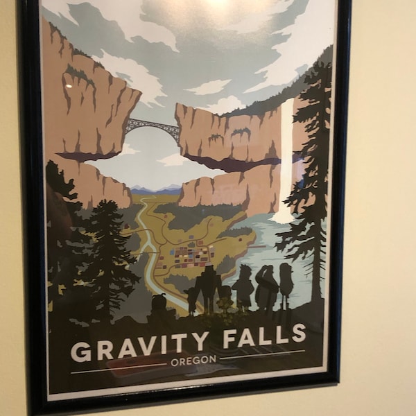 Gravity Falls National Park Poster - Etsy