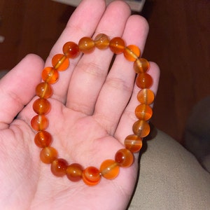 8mm 10mm 12mm Natural Red Rutilated Quartz Bead Energy | Etsy