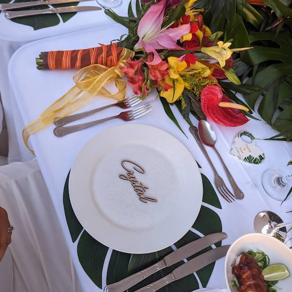 MDF Laser Cut Names | Wedding Place Names | Table Decoration | MDF ...