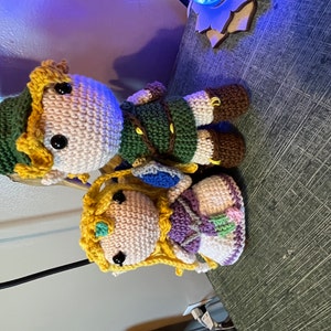 PDF: Zelda and Link Inspired Amigurumi Doll Crochet Pattern - Etsy