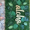 Aloha Sign Aloha Wall Sign Hello Wording Cut Out Sign - Etsy
