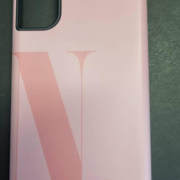 Personalised Large Initial Phone Case for iPhone 17 16 15 14 13 12 11 ...