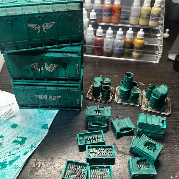 Industrial Ruins Set 2: Mars Factory Wargaming Terrain Series Patrol ...