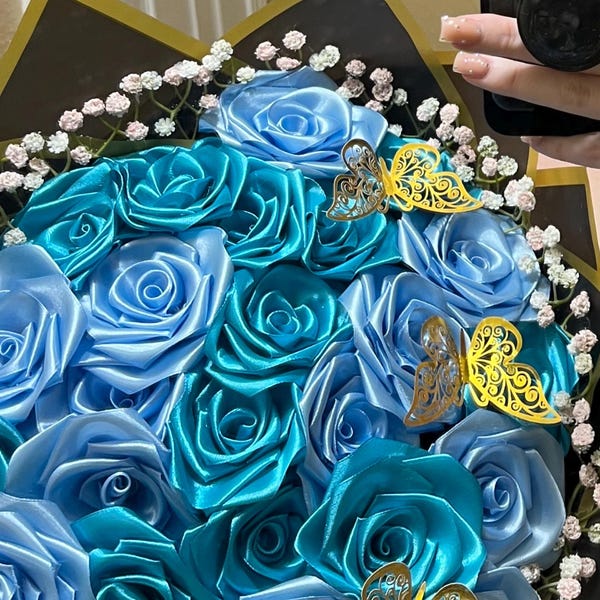 Custom 100 Eternal Rose Bouquets for Any Occasion! Glitter, LED Lights ...