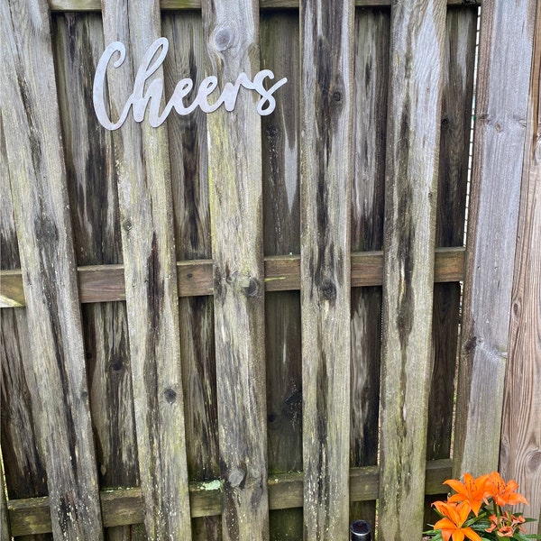 Custom Word Sign Metal Personalized Nursery Name Sign Cursive Word ...