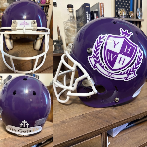 Custom 1 1/2 Inch Individual Helmet Numbers Dye Cut for Each Player ...