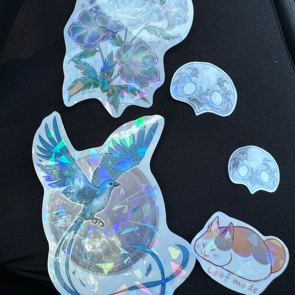 FFXIV Starbird and Elpis Flower Waterproof Vinyl Sticker Set | Final ...