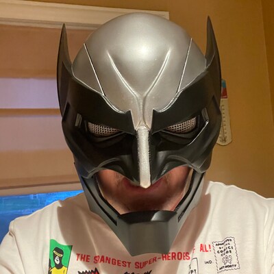 Wolverine Battle Armored Cowl Ver. 1 for Cosplay Yellow/blue - Etsy