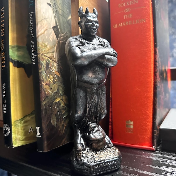 Candlestick Baphomet Lucifer Statue Leviathan Satanic Altar of Lucifer ...
