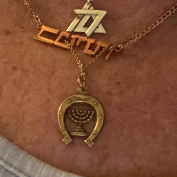 Israel Necklace 925 Silver October 7th Jewish Star Necklace Judaica ...