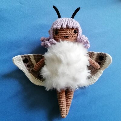 Moth Sprite Critter Stitch Crochet Pattern / Amigurumi Moth Girl - Etsy
