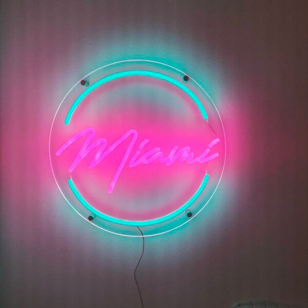 Enseigne Néon Donuts LED, néon cuisine, lumière néon, artisan néon artiste, enseigne lumineuse ...