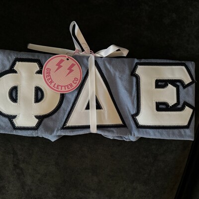 Basic Fraternity Chapter Greek Letter Sweatshirt / Comfort Colors Crew ...