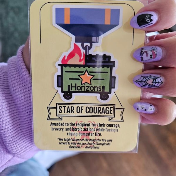 Dumpster Fire Work Humor Sticker, Dumpster Fire Response Team, Employee ...