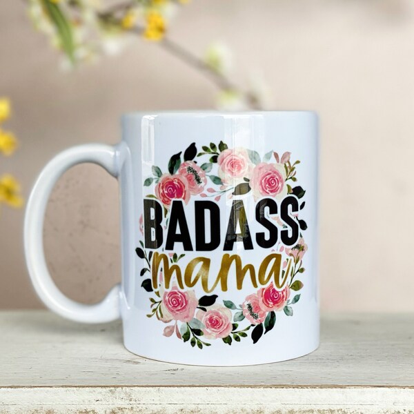 Bada** Mama Floral PNG Print File for Sublimation or Print, Funny Mom ...
