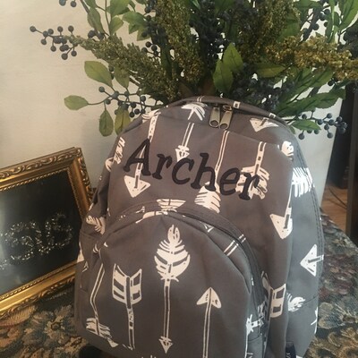 Mini Arrow Backpack With FREE Name or Monogram Toddlers - Etsy