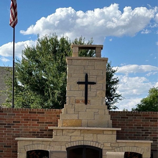 Large Iron Wall Cross. Handmade. 36 Inches Tall. - Etsy