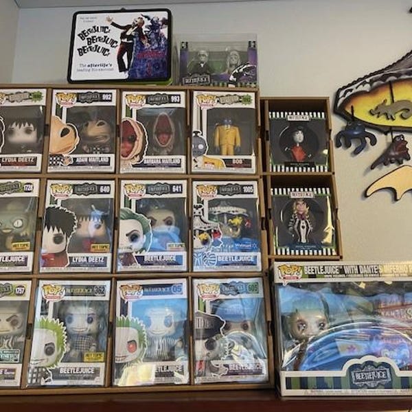 Funko Pop Display Kubbies TWELVE PACK! Black or White. Single Row! - Etsy