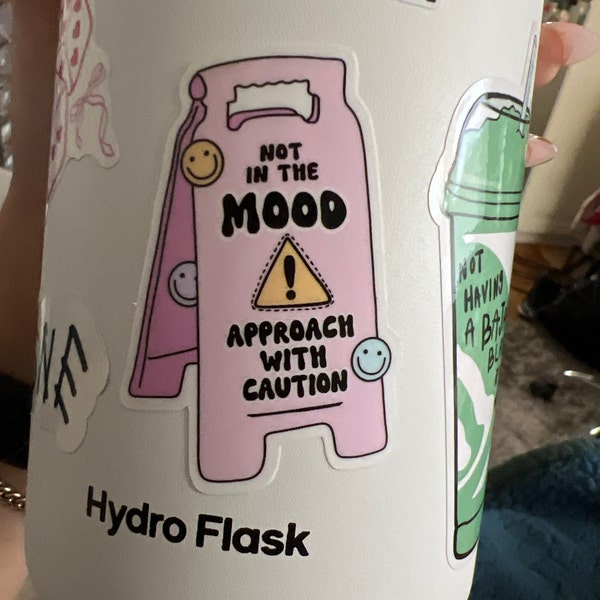 Not in the Mood Throwback Waterproof Sticker Decal/millennial 90s ...