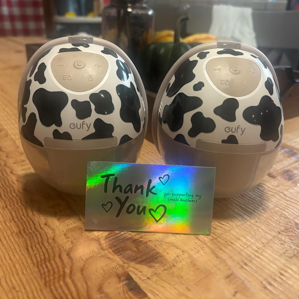 Breast Pump Cow Print Decals, Elvie Pumps, Willow Pump, Spectra Pump ...