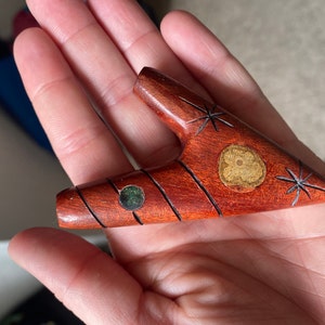 Kuripe Tepi Set Necklace Kuripe Made of Chonta Wood - Etsy