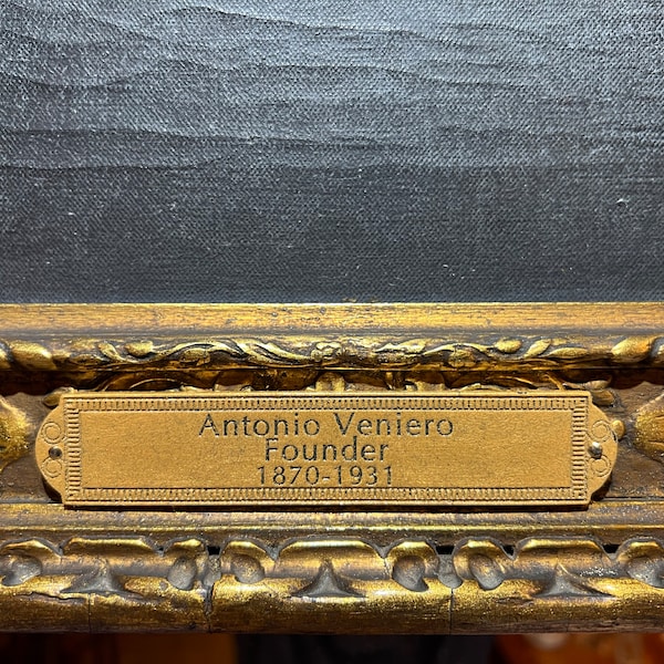 Name Plate NP1L, Title Plate, Plaque, Art Plaque, Picture Frame Title ...