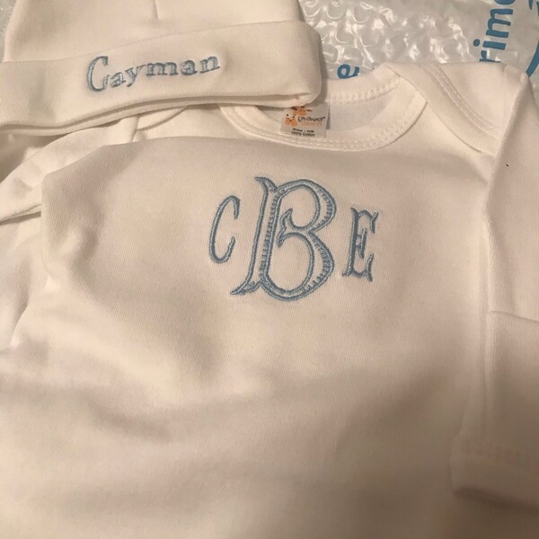 SALE Brides Monogrammed Big Shirt With Custom Embroidered Pocket & Cuff ...