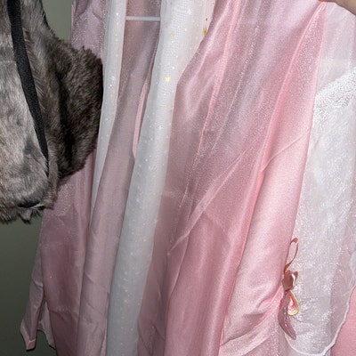 Peach Hanfu Cape Coat, Winter Qipao Cloak, Soft Warm Thick Shawl, White ...