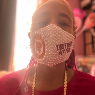 HOJ Heroines of Jericho Logo Emblem Pearls Face Mask - Etsy