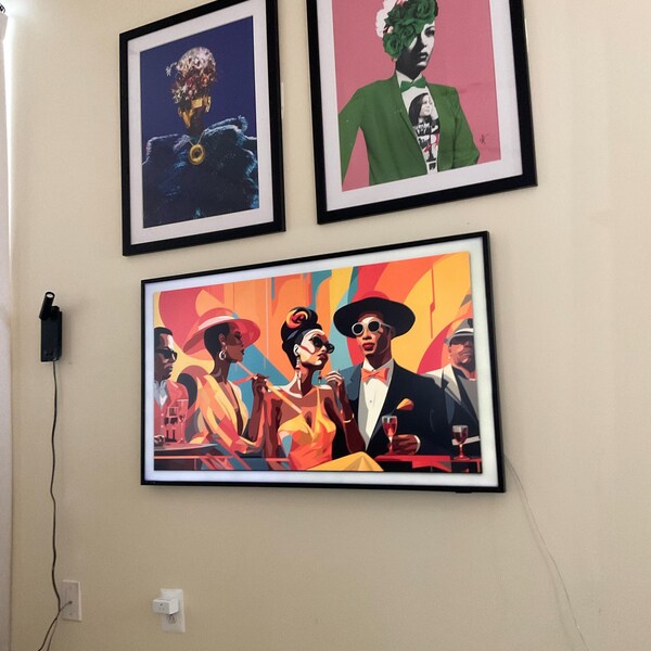 Happy Birthday Frame TV Art, Kid's Birthday Party Frame TV, Girls or ...