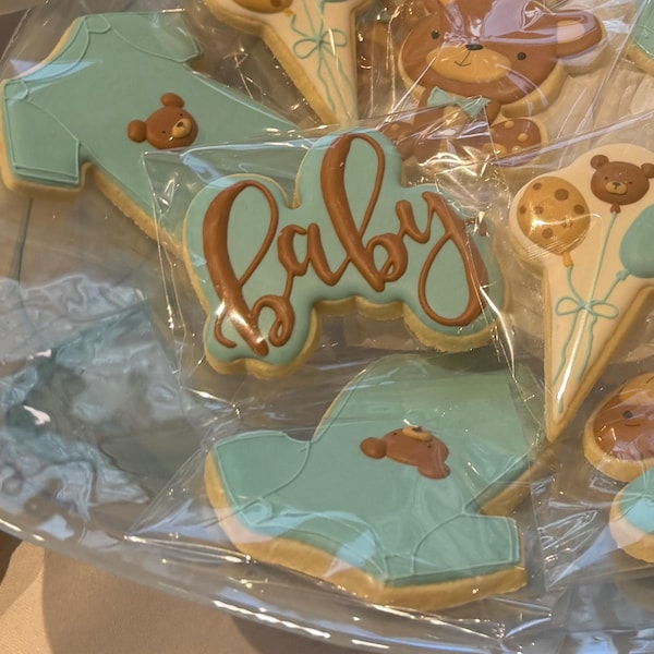 Dino Baby Shower Cookies | Hatching Soon Cookies - Etsy