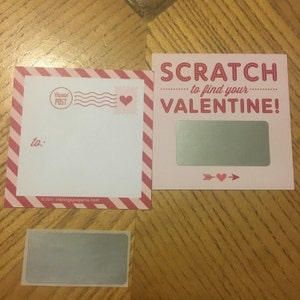 Scratch-off Valentines // Kids DIY Valentines, Unique Valentines, Love ...