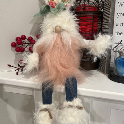 Farmhouse Bunny Gnome Rabbit Gnome Black and White Decor - Etsy