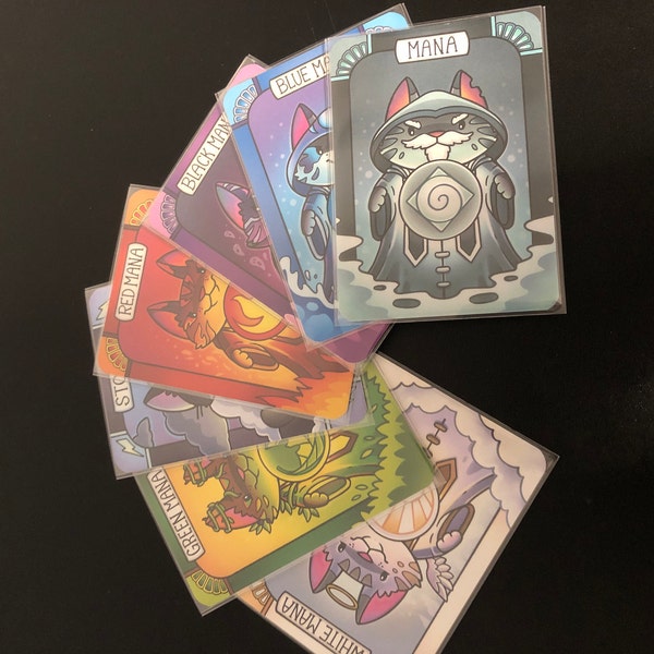 Magic the Gathering Tokens: Whimsical Mana & Storm Set - Etsy