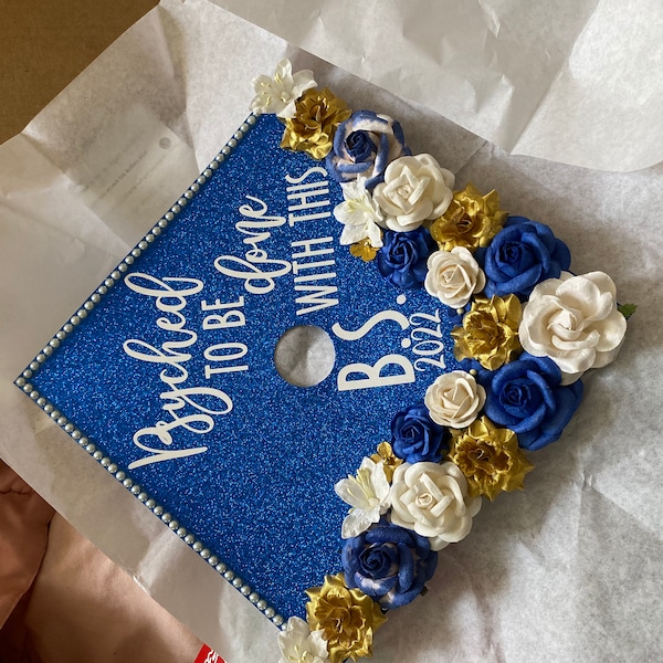 Finally Done With This B.S. Graduation Cap Topper - Etsy
