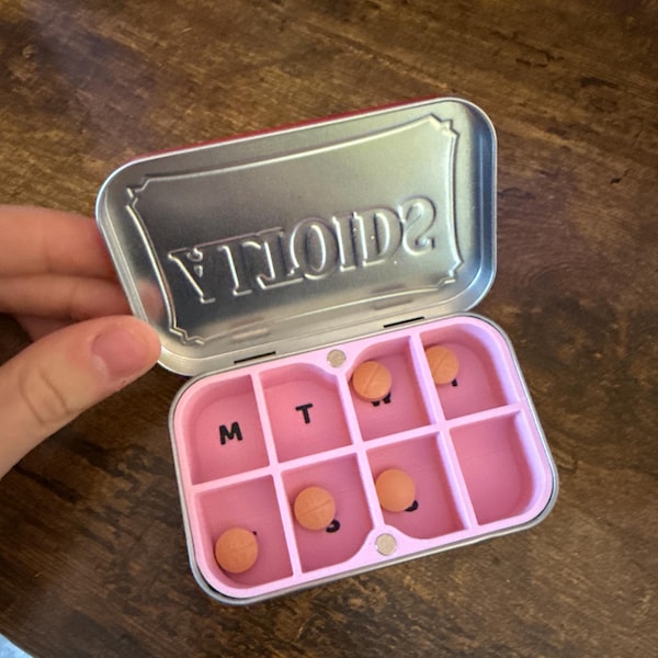 Altoids Tin Pill Storage Insert - Ingenious Design for Organized ...