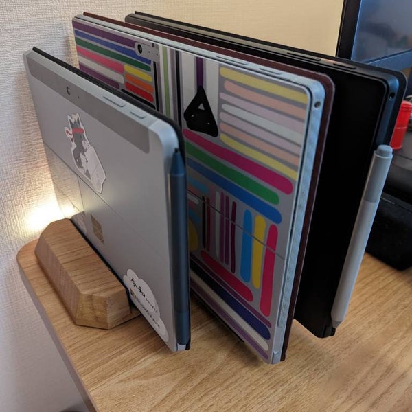 Wooden Stand, Holder for 5 Hard Drive External Portable, Save Your ...