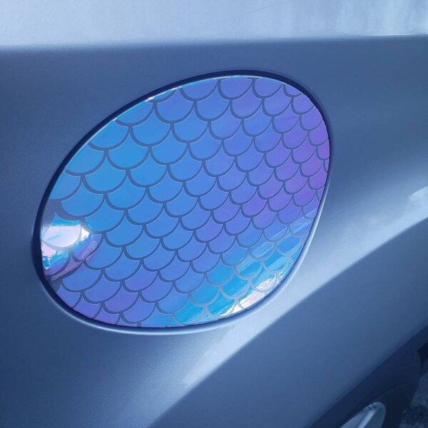 Holographic Vinyl Mermaid Scales Sheet, Opal Mermaid Stickers, Fish ...