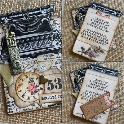 Mors Mortiferum Junk Journaling Kit, Junk Journal Pages, Embellishments ...