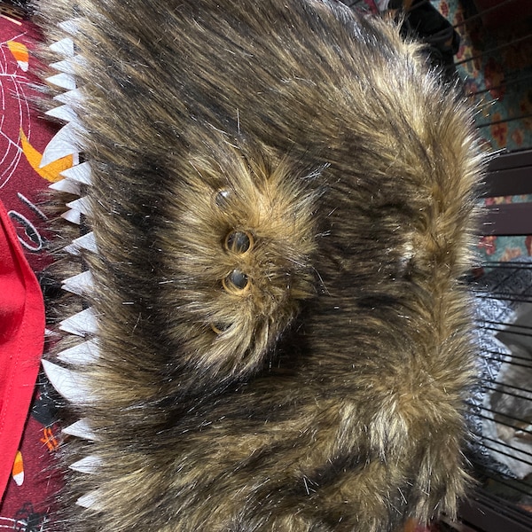 Furry Brown Monster Laptop Sleeve - Etsy