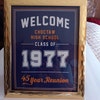 Custom Class Reunion PRINTABLE Sign Class Reunion PRINTABLE Poster ...
