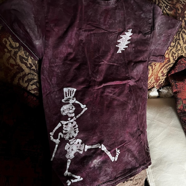 Grateful Dead Dancing Skeleton and Lighting Bolt - Etsy